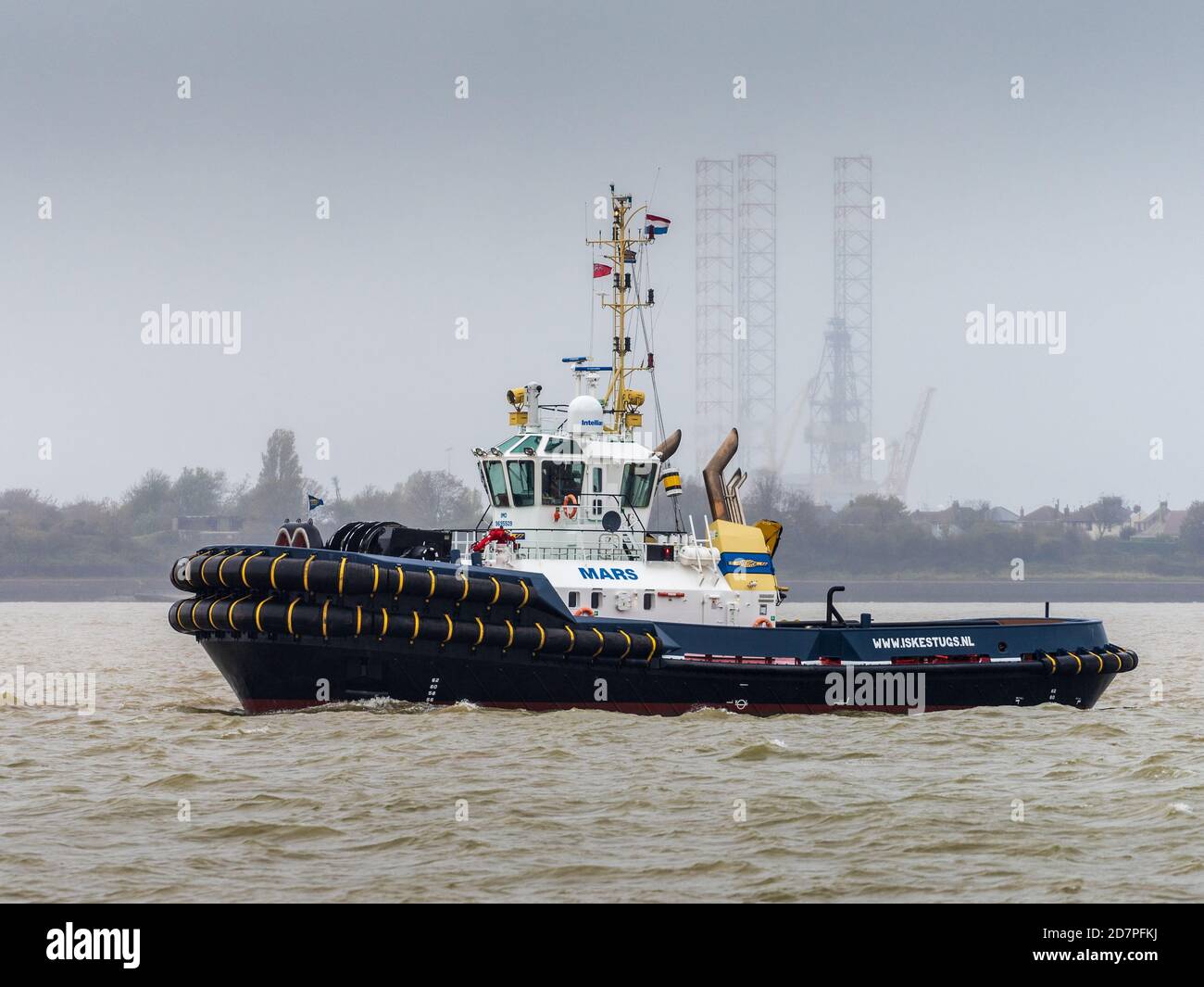 Mars Tug working out of Felixstowe Port. Mars is a Dutch owned Tug ...