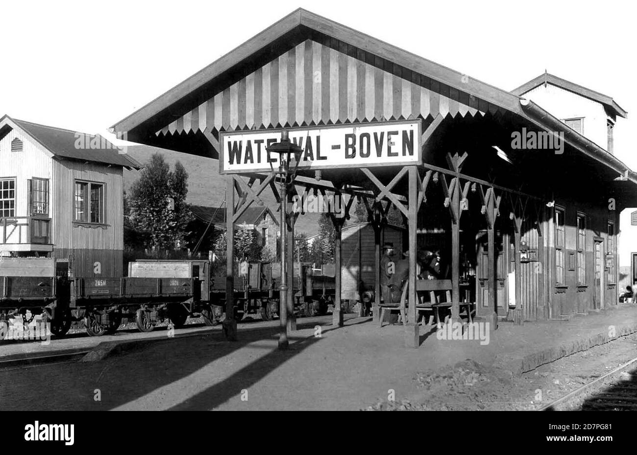 Waterval-Boven Station ca. 1895 Stock Photo - Alamy