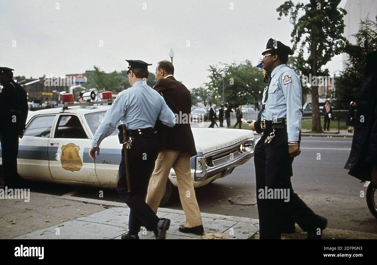 Street arrest for drinking complaint (Washington D.C.) ca. 1973 Stock ... Street arrest for drinking complaint (Washington D.C.) ca. 1973 Stock ...