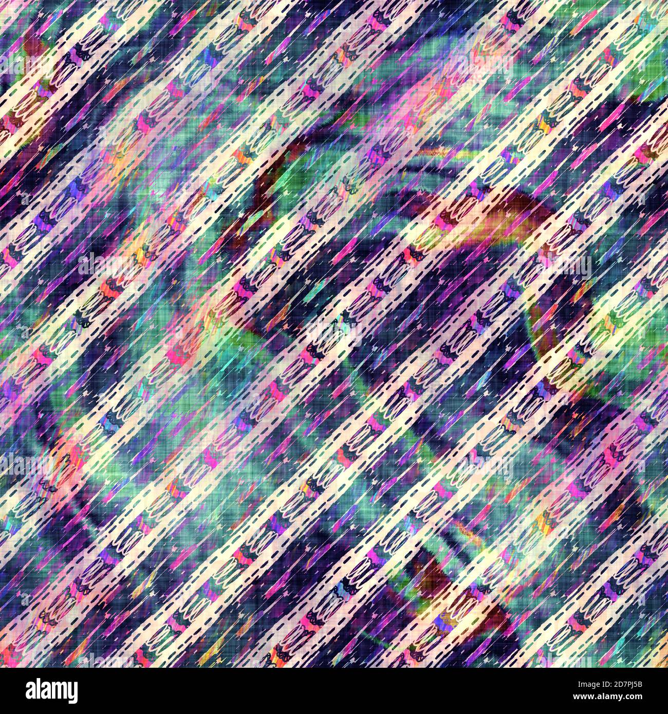 Blurry rainbow glitch artistic stripe texture background. Irregular ...