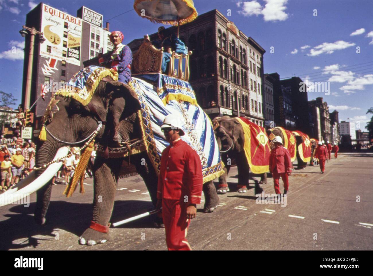 "Vips--very important pachyderms--of the ""Old Milwaukee Days"" annual ...
