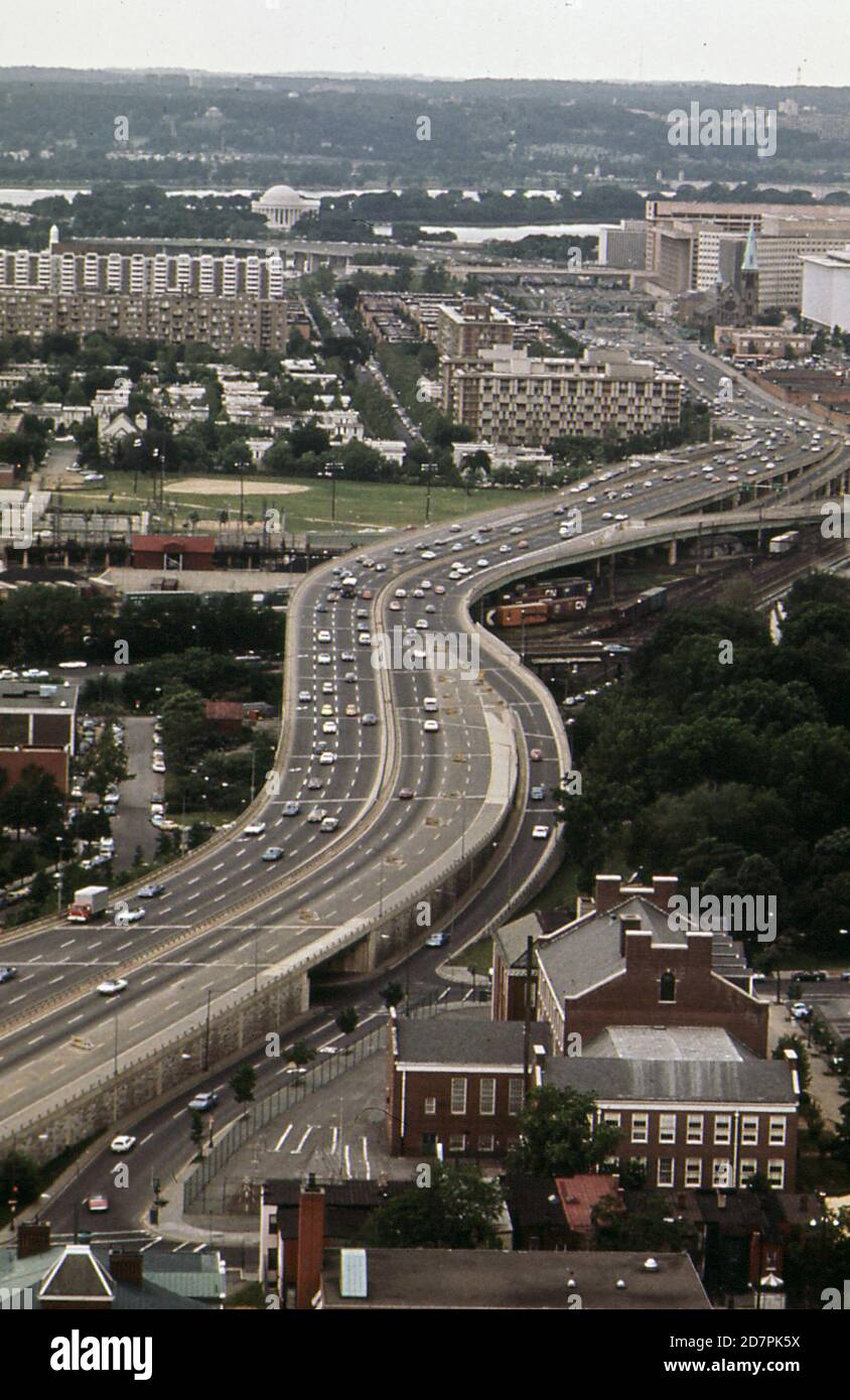 1970s freeway traffic hi-res stock photography and images - Alamy