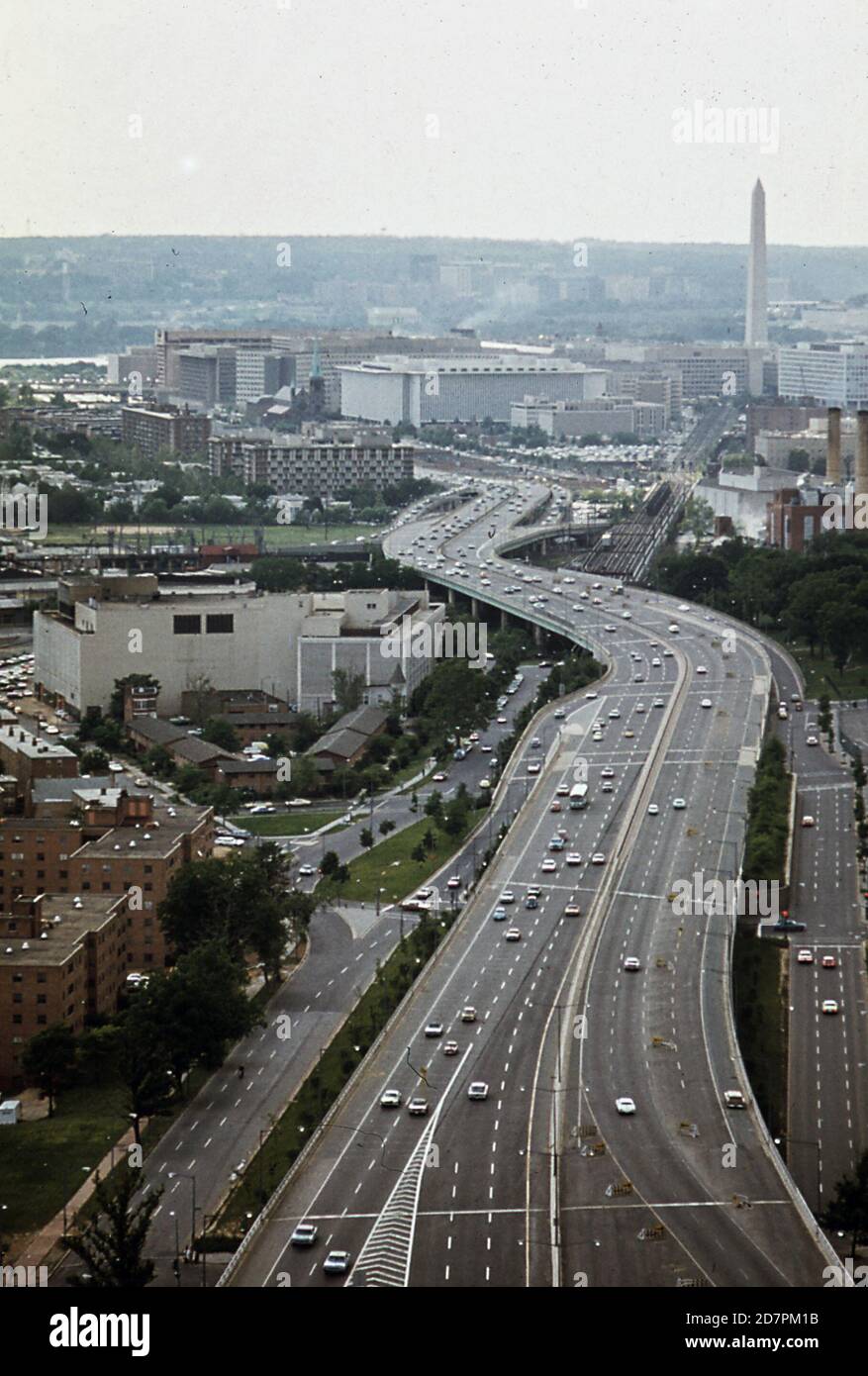 1970s freeway traffic hi-res stock photography and images - Alamy
