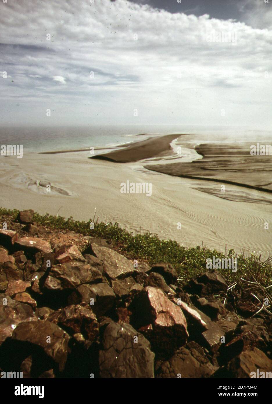 Reserve Mining Company's dump site on Lake Superior. Foul smelling ...