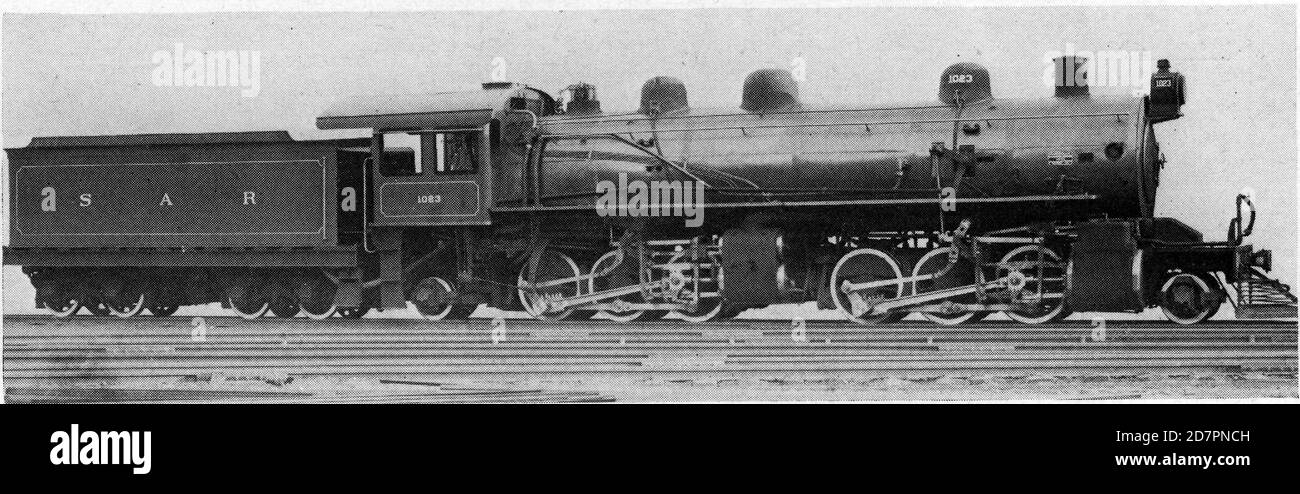 South Africa History: SAR Class MF 1627 (2-6-6-2); ex CSAR 1023 ca ...