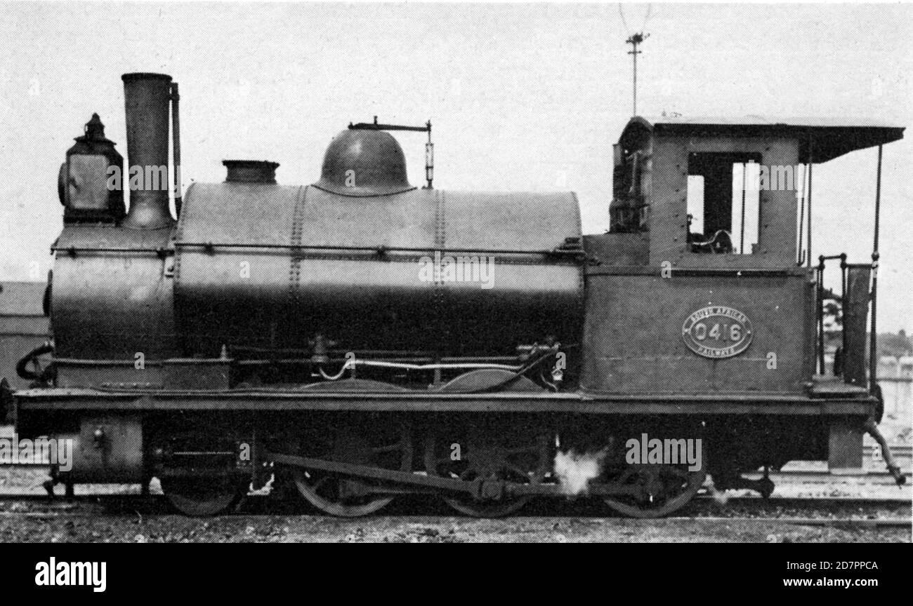 Cape Government Railways 1st Class 2-6-0ST of 1876 as modified to ...