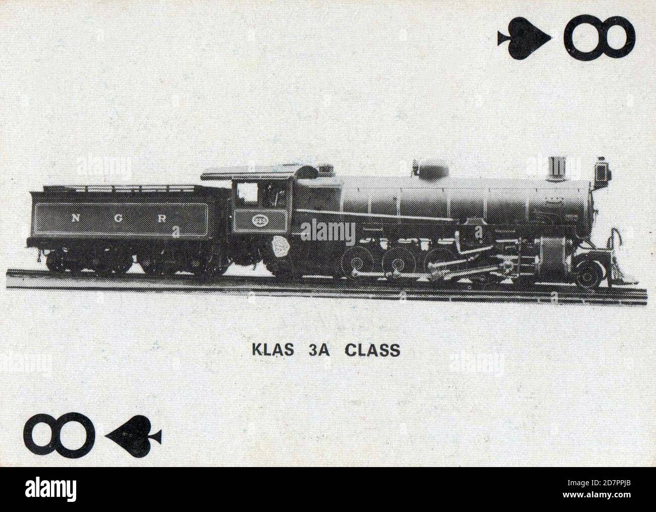 South Africa History: SAR Museum Playing Cards â€“ Spade EightClass 3A ...