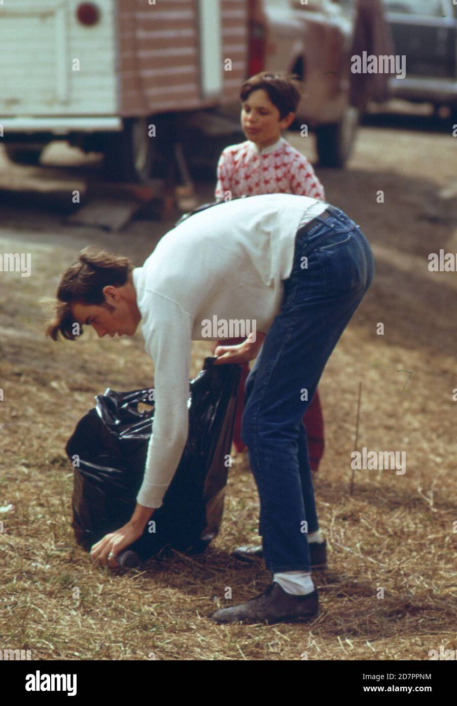 Annual smelt run at Singing Bridge; Tawas City. In mid-april thousands ...
