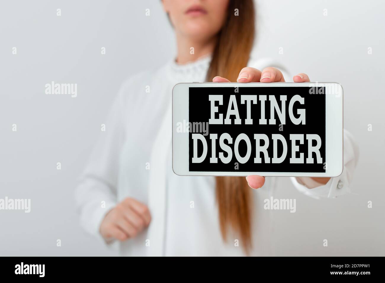 Conceptual hand writing showing Eating Disorder. Concept meaning ...