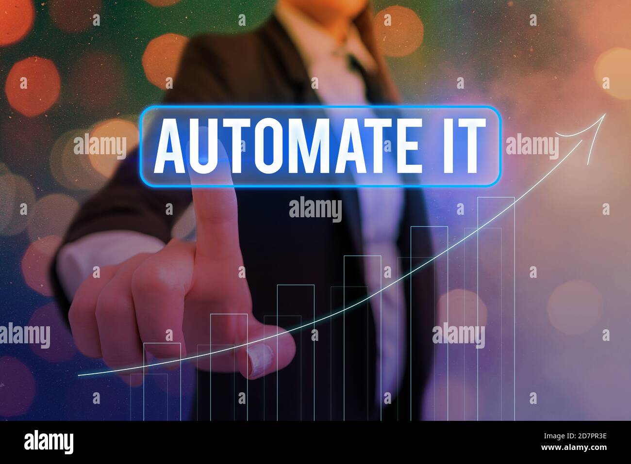 Conceptual hand writing showing Automate It. Concept meaning convert ...