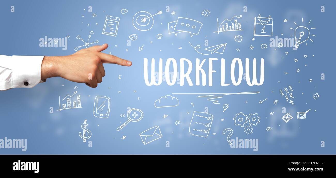 Workflow visualization hi-res stock photography and images - Alamy