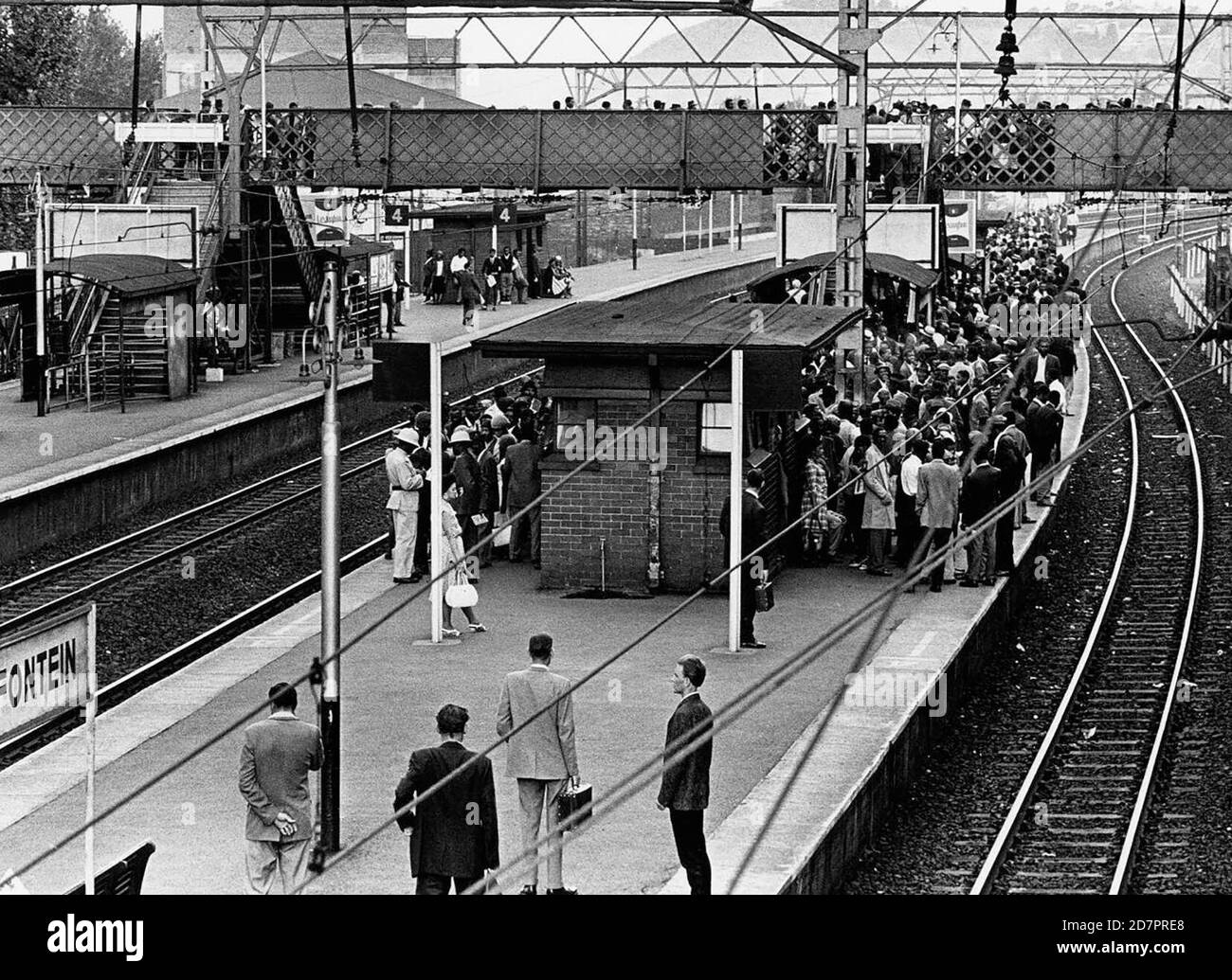 Apartheid south africa train station hi-res stock photography and ...