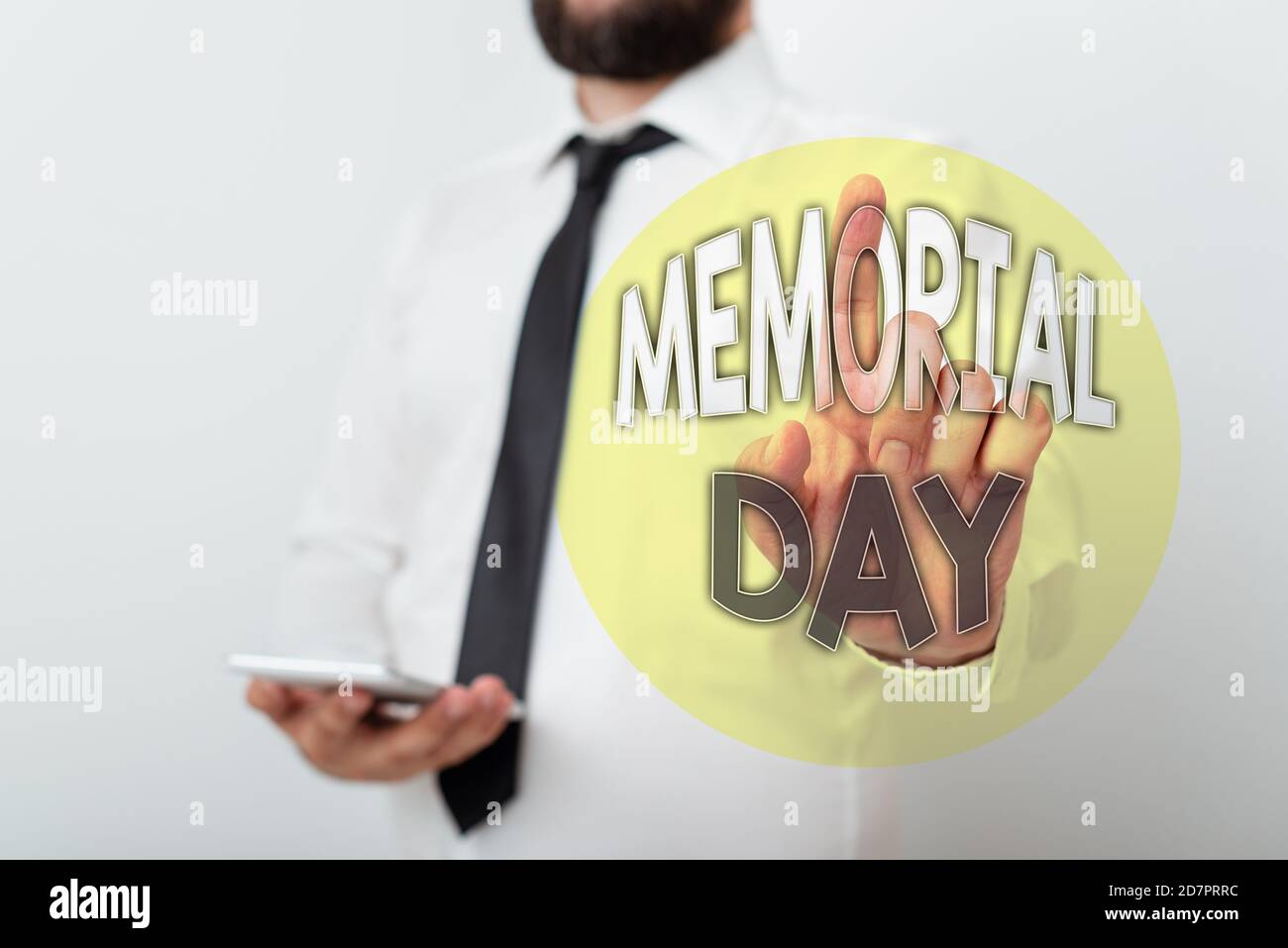 Handwriting text Memorial Day. Conceptual photo To honor and ...