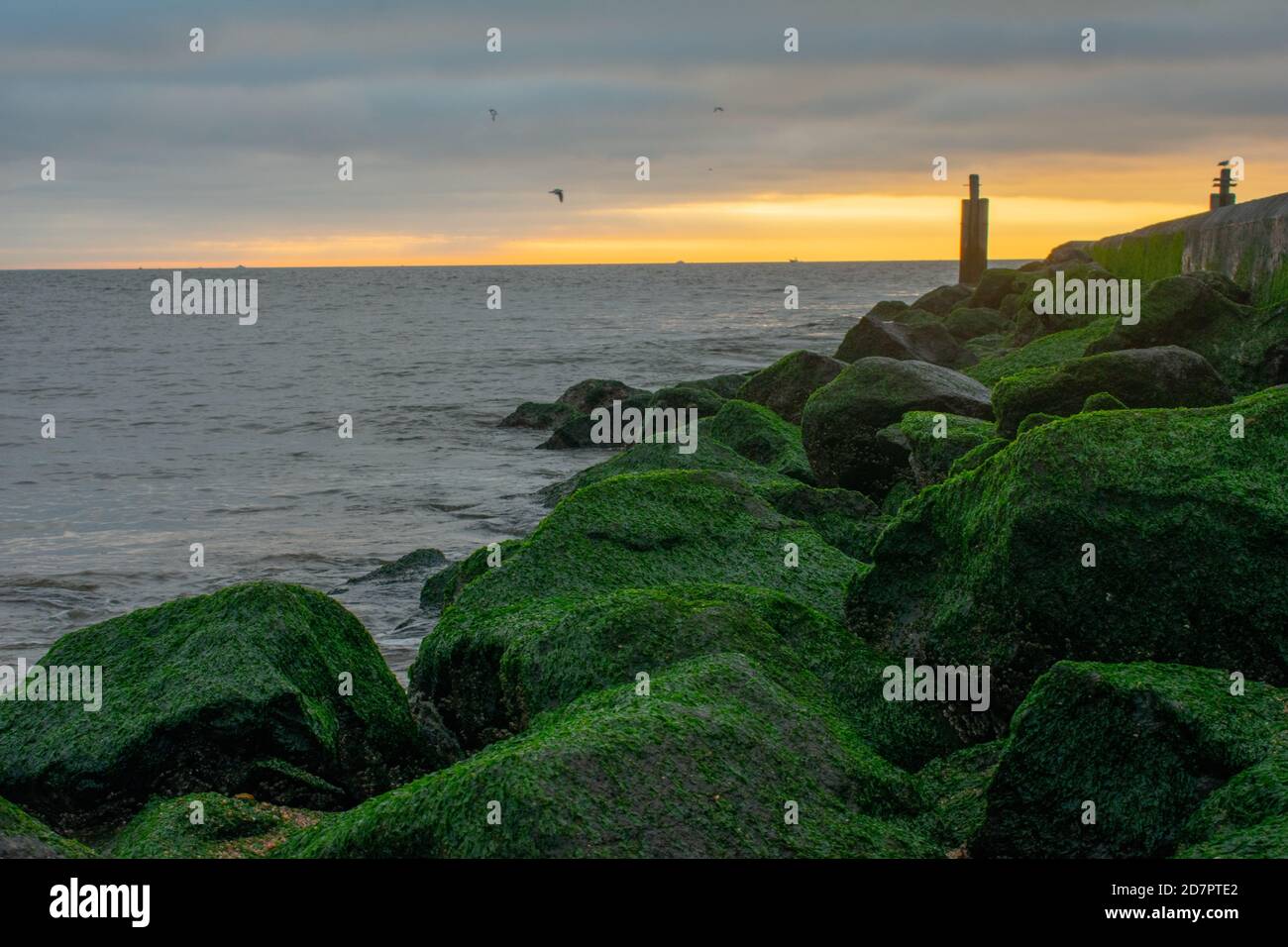 Sunrise from the Midland Beach Staten Island Stock Photo - Alamy