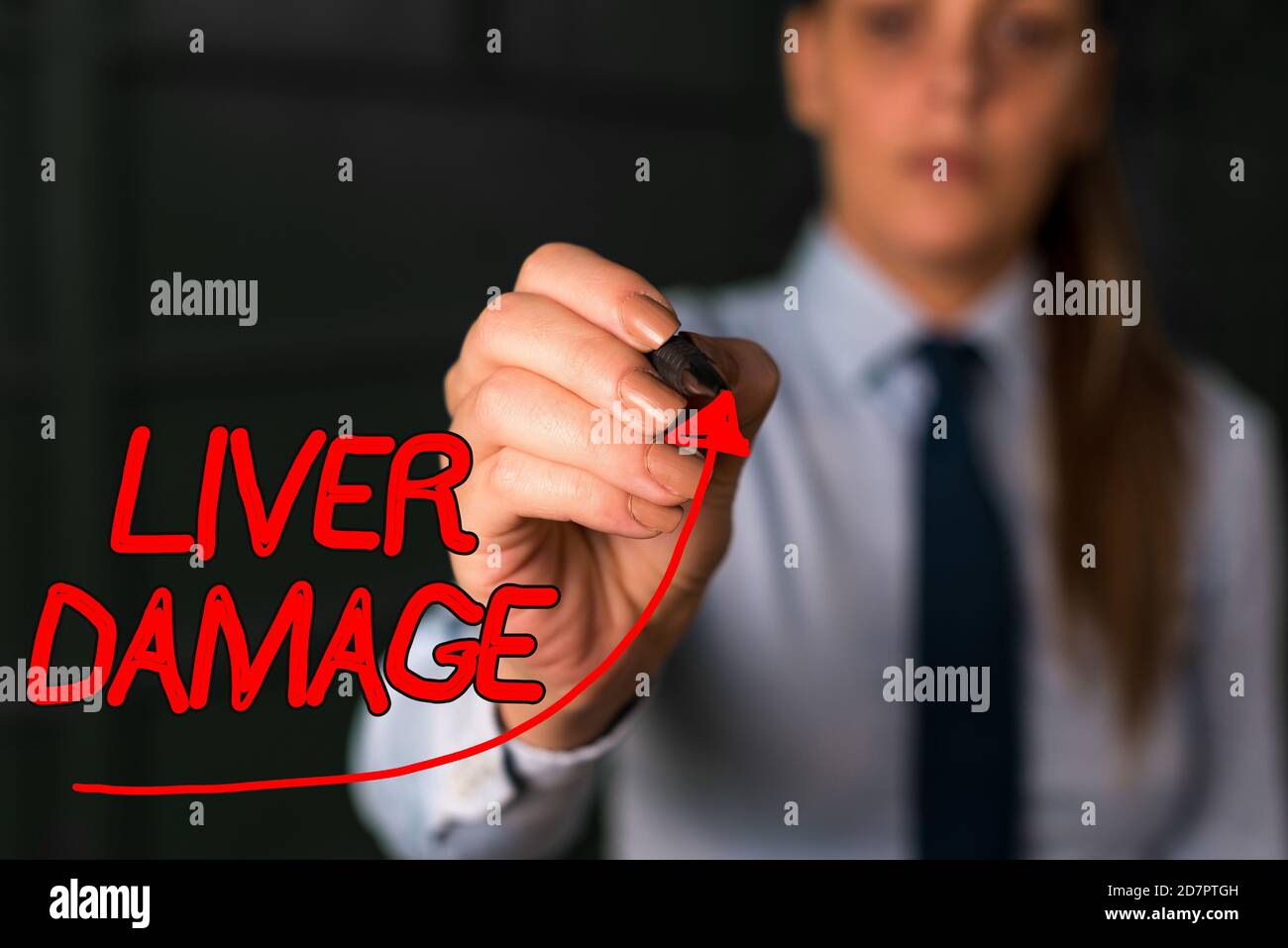 Word writing text Liver Damage. Business photo showcasing any disorder ...