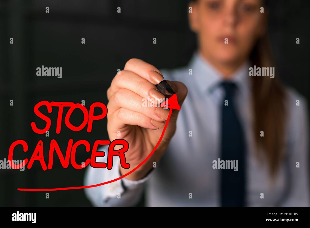 Word writing text Stop Cancer. Business photo showcasing prevent the ...