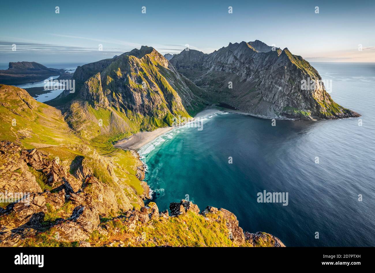 Lofoten beach overview hi-res stock photography and images - Alamy