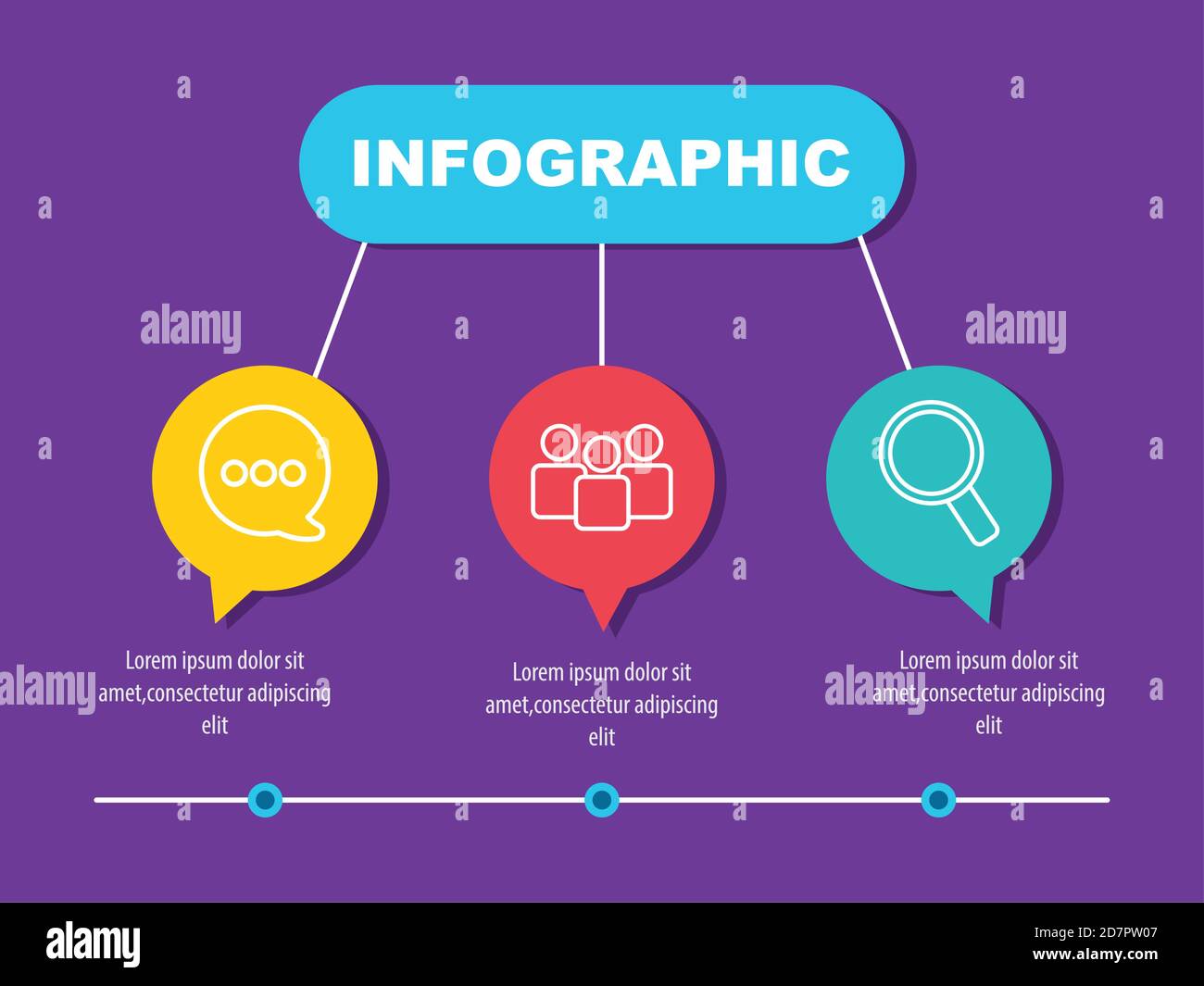 modern progress with options or steps for business infographics vector ...