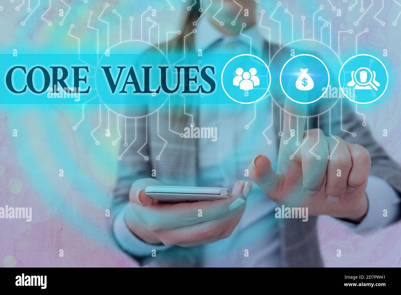 Handwriting text writing Core Values. Conceptual photo belief an ...