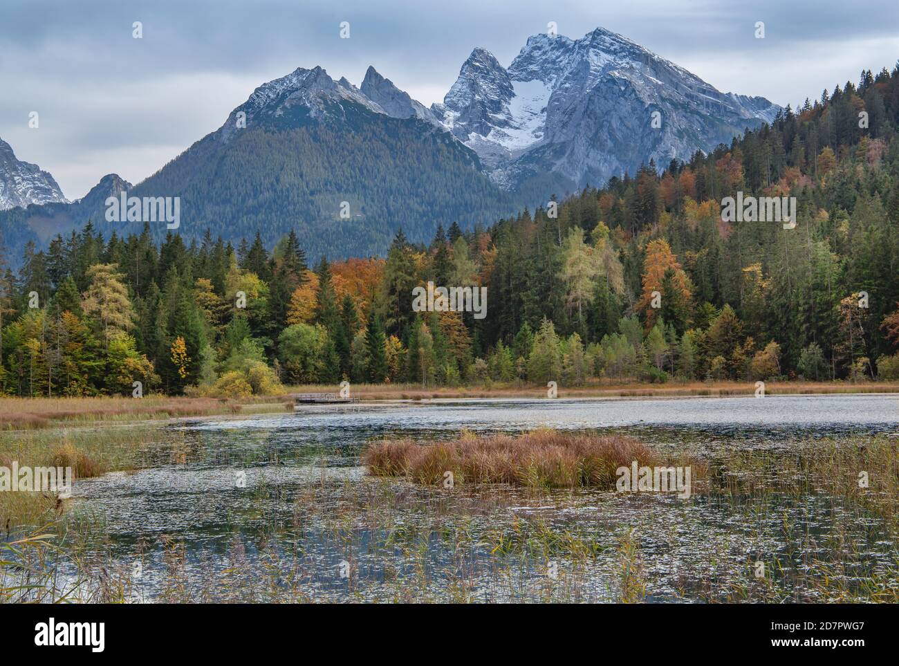 Lake taubensee with hochkalter hi-res stock photography and images - Alamy