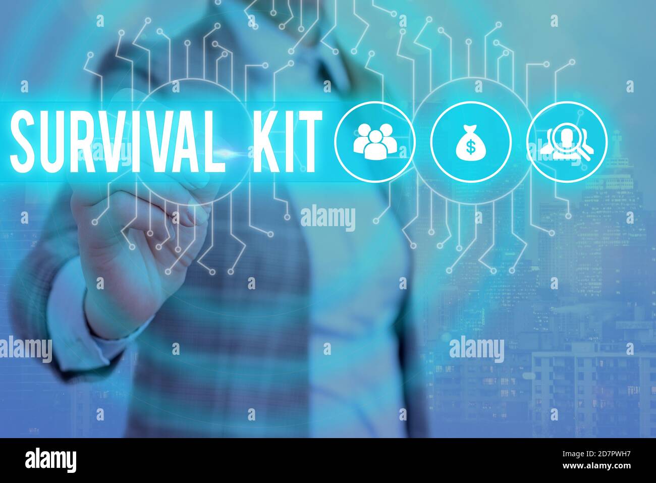 Word writing text Survival Kit. Business photo showcasing Emergency ...