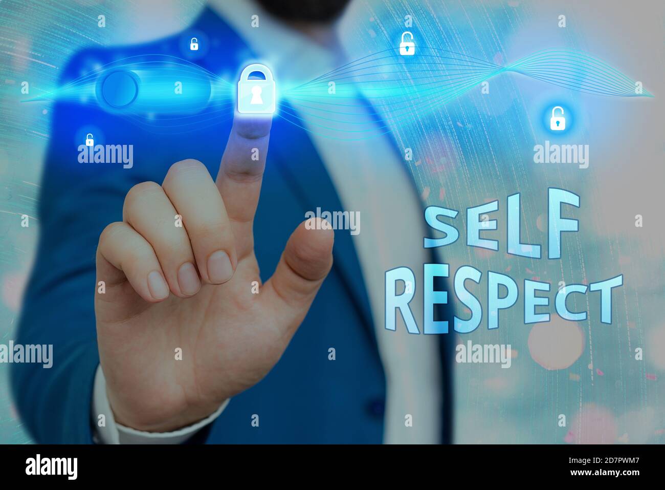 Handwriting text Self Respect. Conceptual photo Pride and confidence in ...