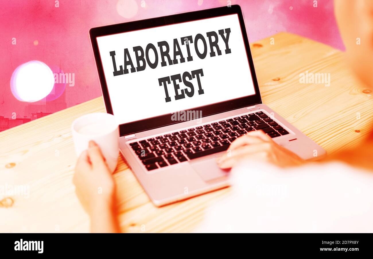 Word writing text Laboratory Test. Business photo showcasing ...