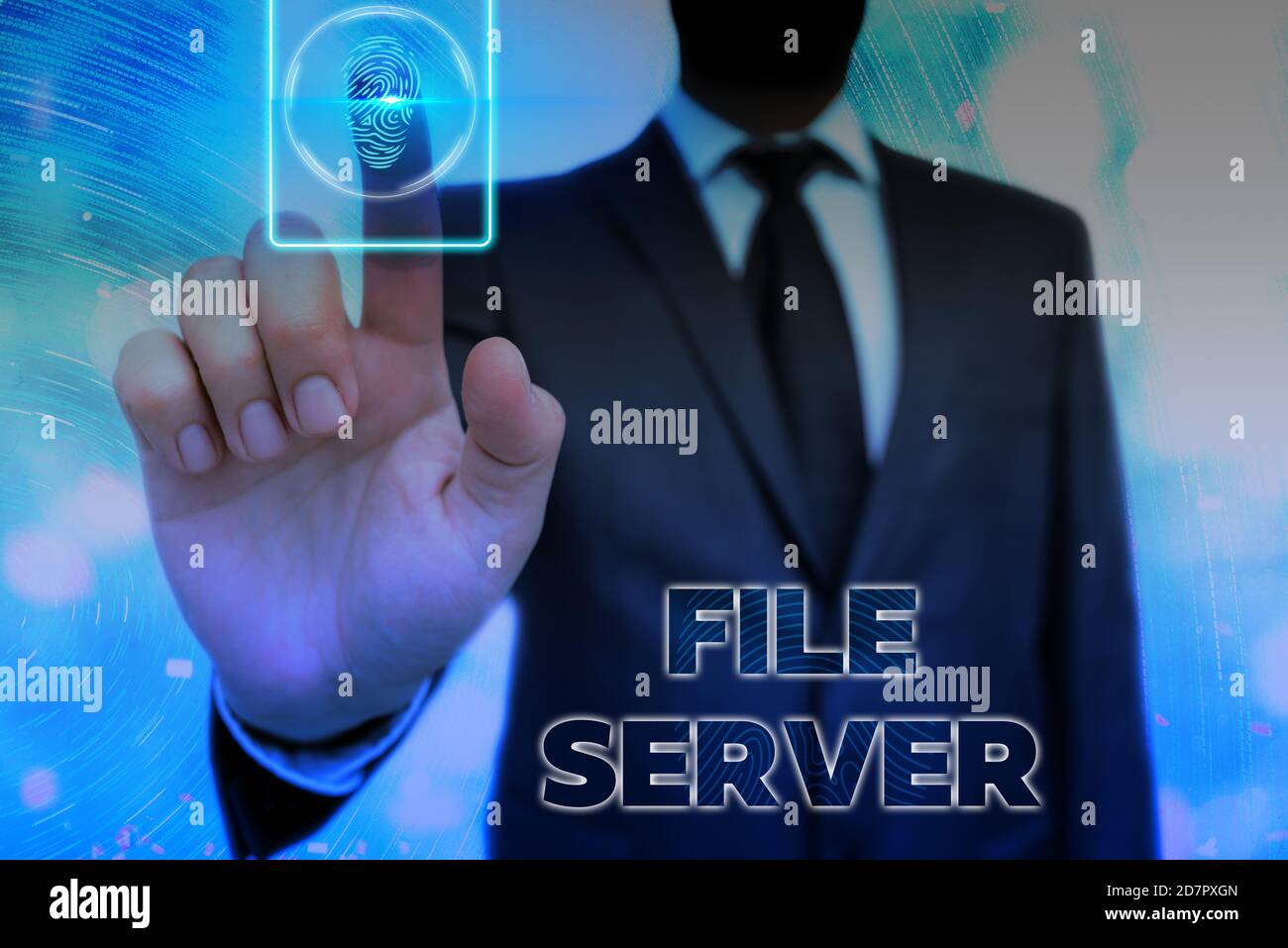 Conceptual hand writing showing File Server. Concept meaning device ...