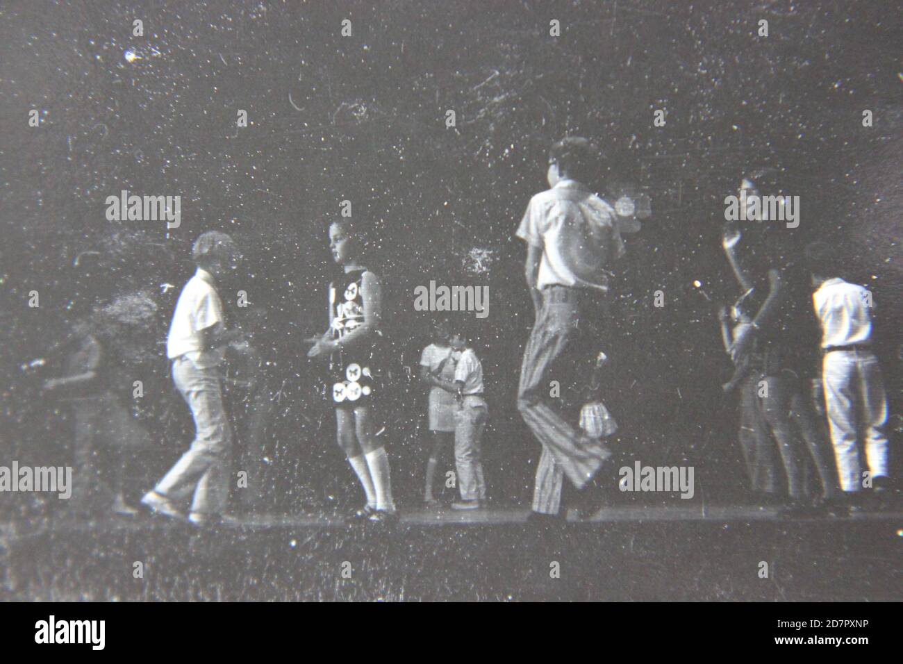 Fine 1970s black and white photography of young kids performing in a ...
