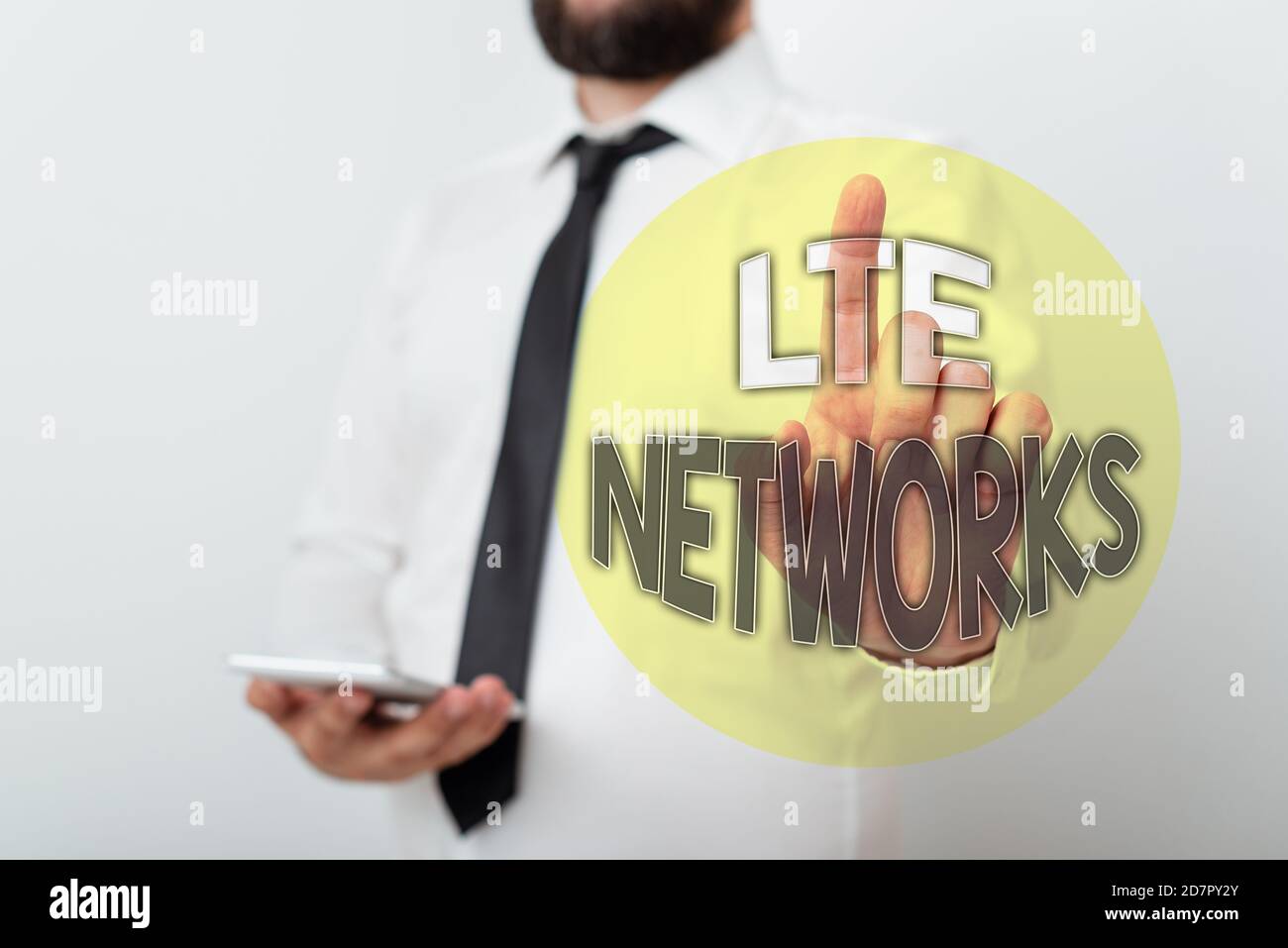 Handwriting Text Lte Networks Conceptual Photo Fastest Network Connection Available For