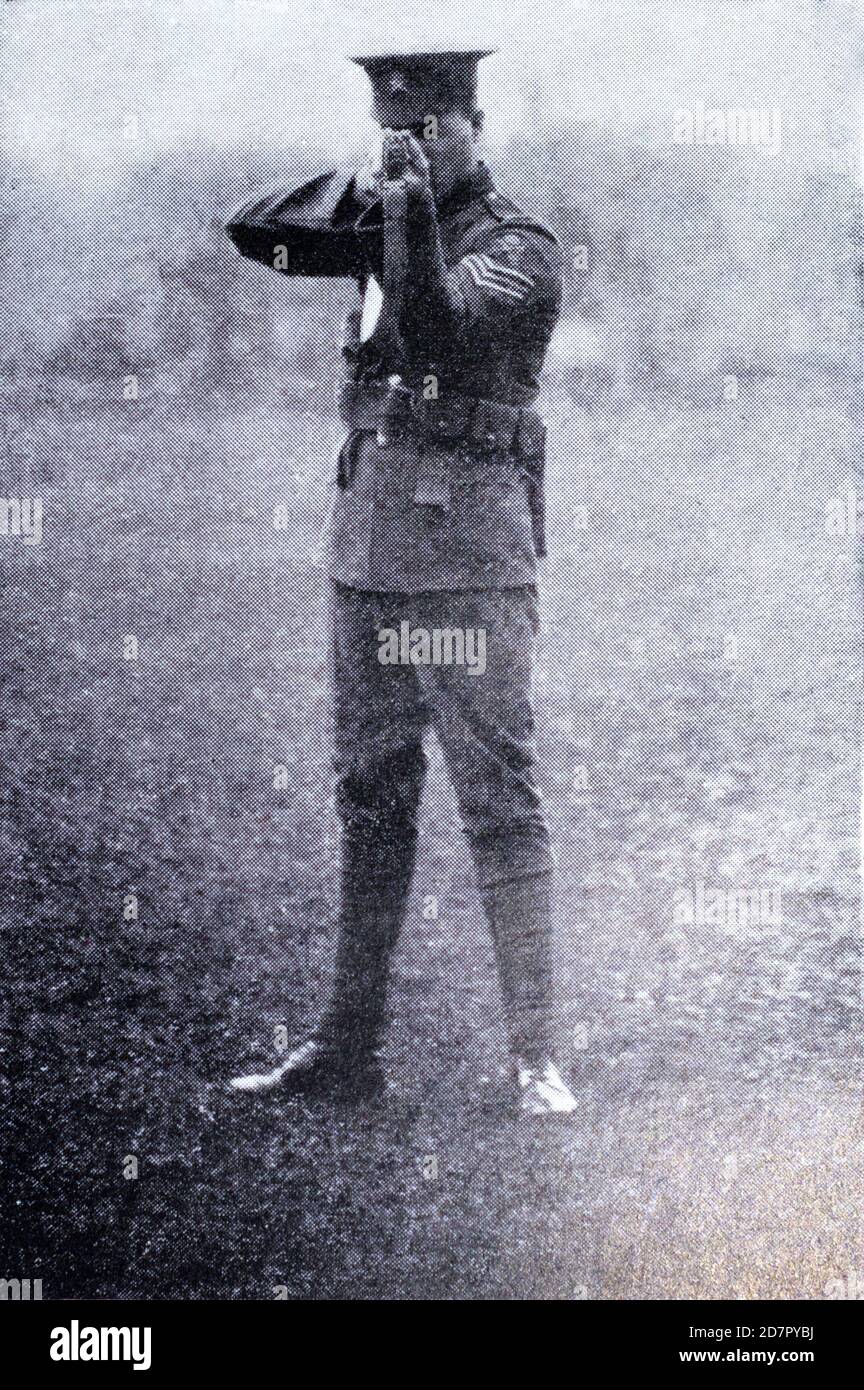 A photograph of a sergeant in the Army Gymnastic Staff demonstrating ...