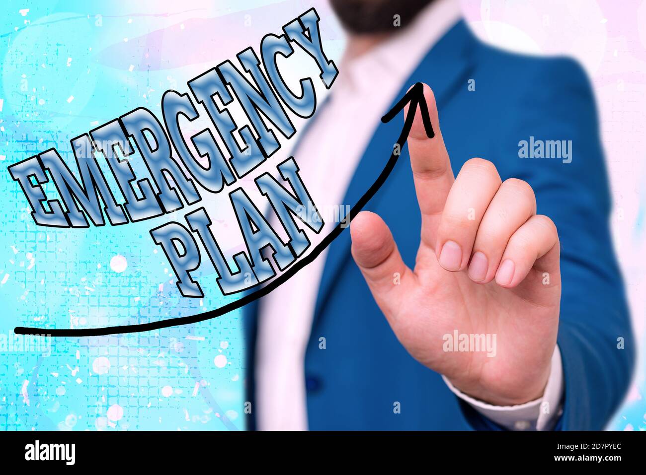 Conceptual hand writing showing Emergency Plan. Concept meaning actions ...