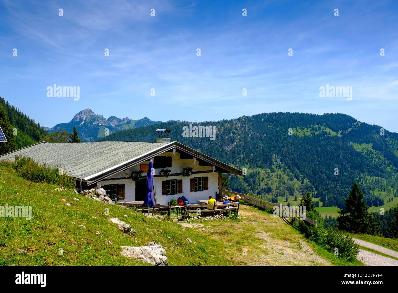 Schellenberg Alm, below the Soin Lake, Rotwand area, Upper Bavaria ...