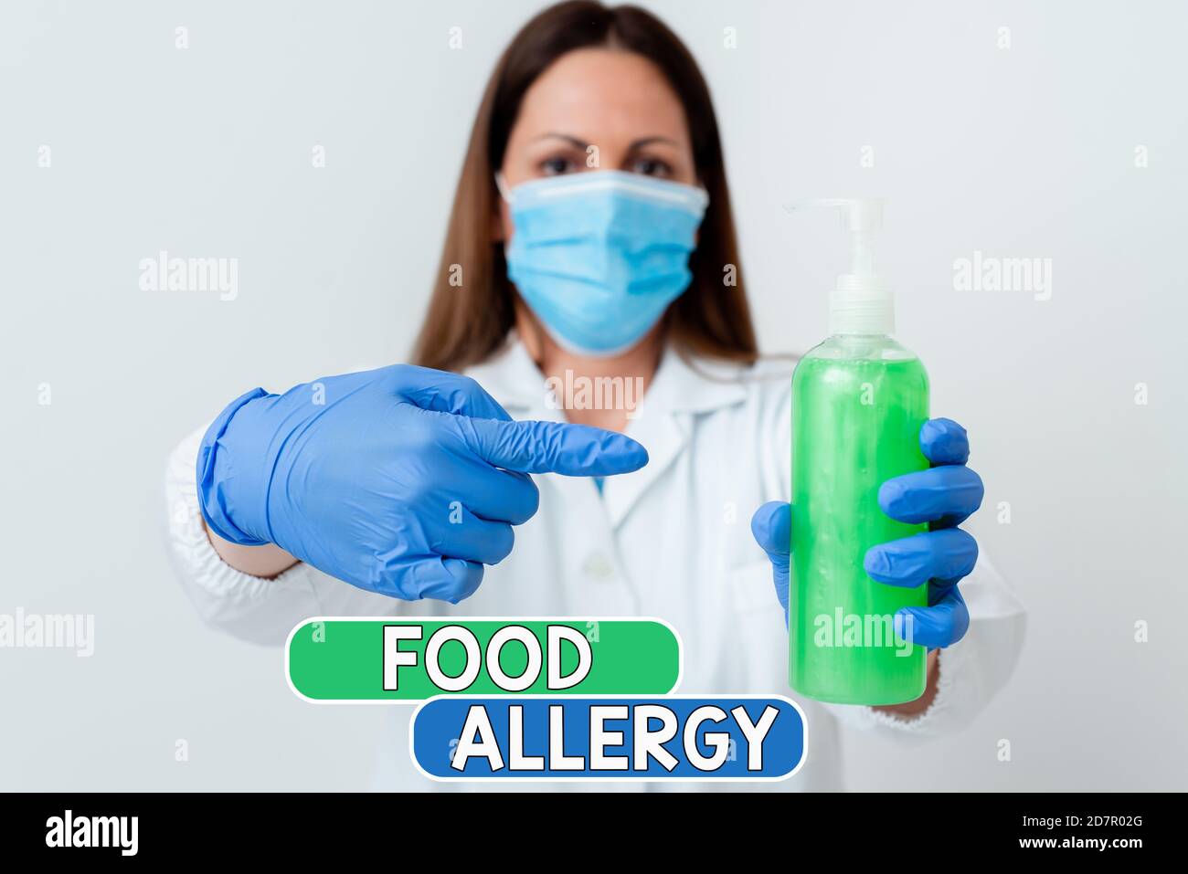 Word writing text Food Allergy. Business photo showcasing abnormal ...