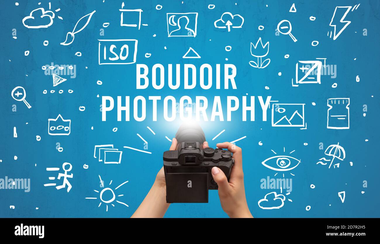Hand taking picture with digital camera and BOUDOIR PHOTOGRAPHY ...