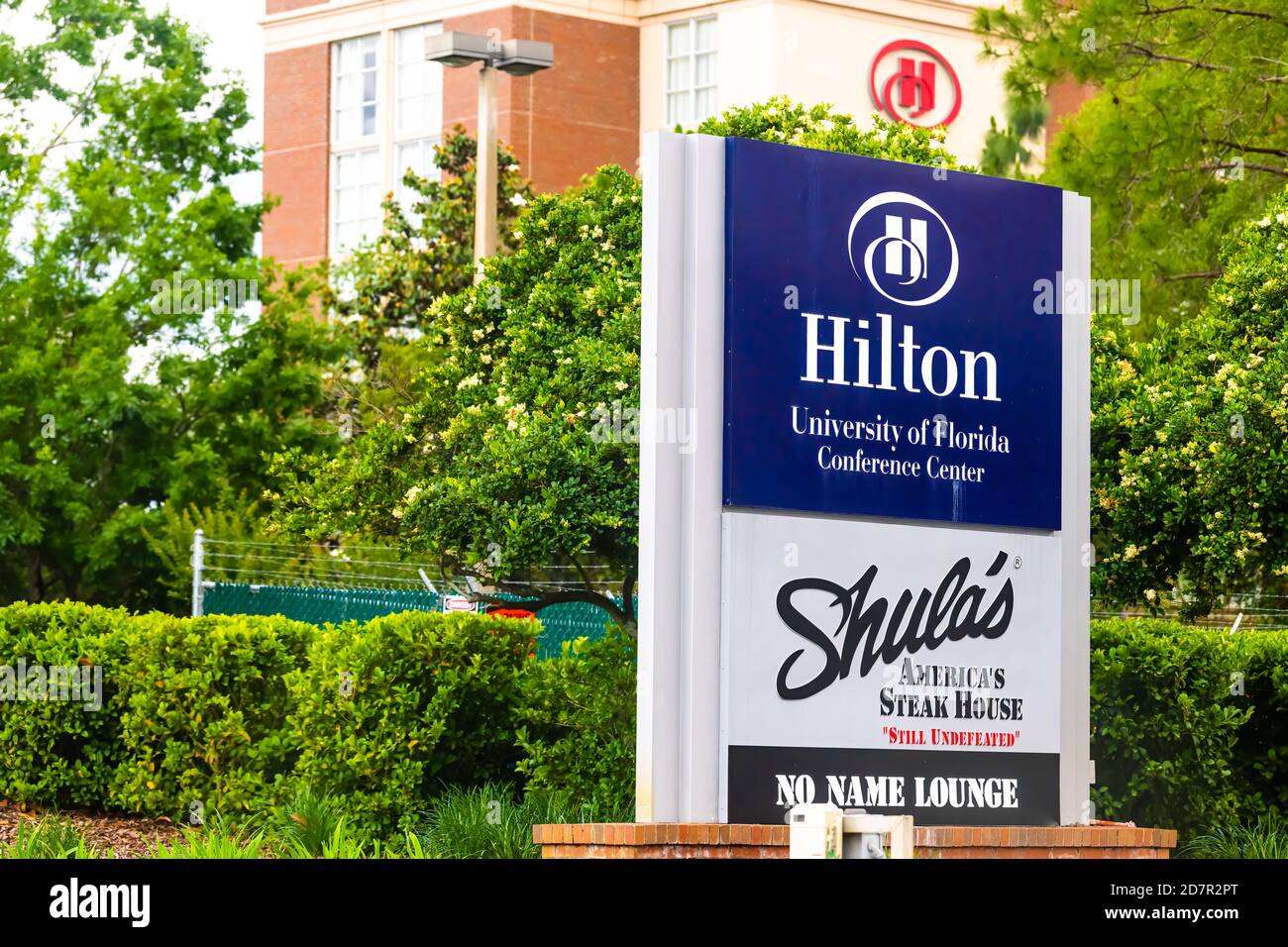 Uf entrance sign hi-res stock photography and images - Alamy