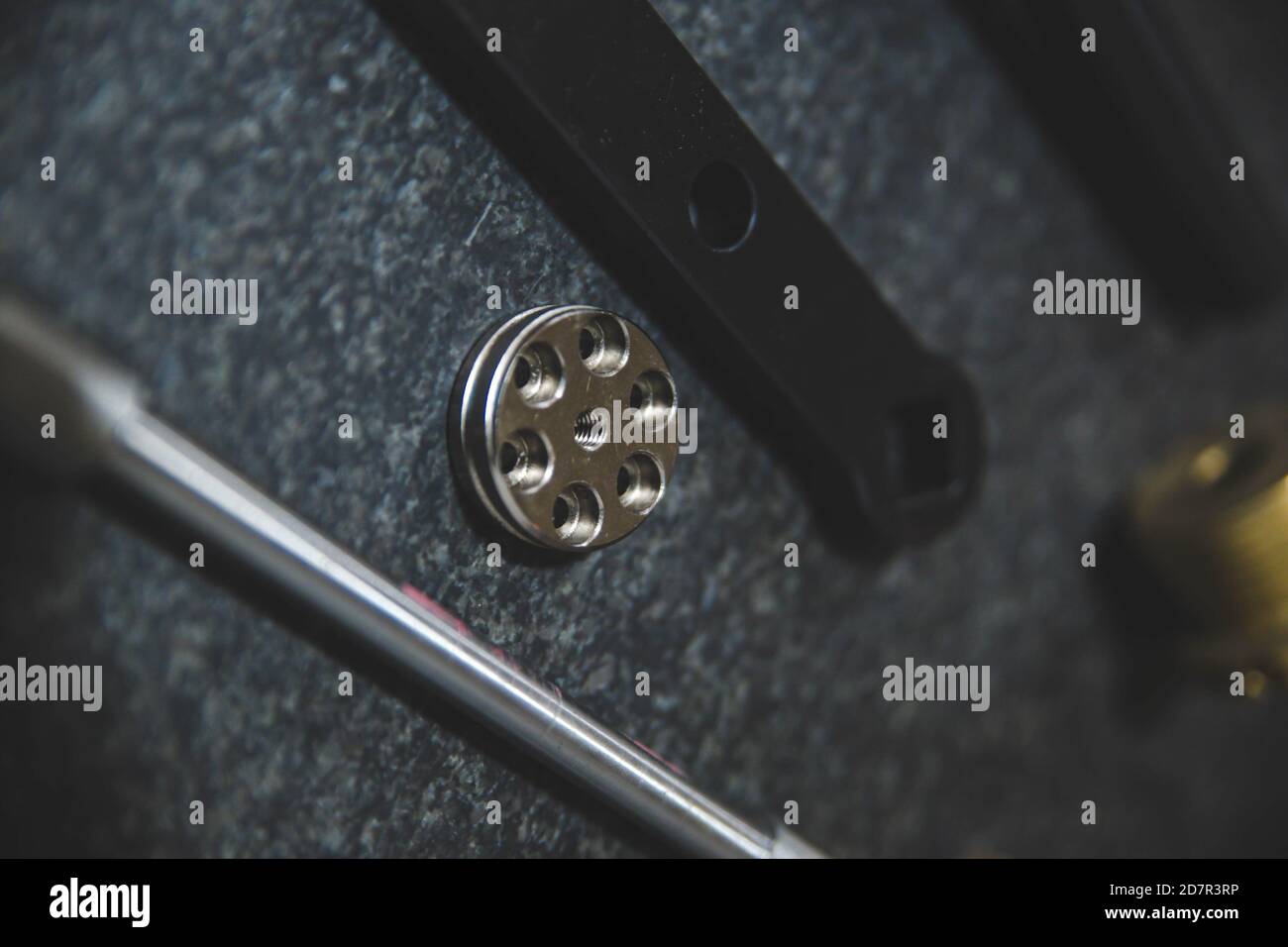 Closeup shot of iron tools Stock Photo - Alamy