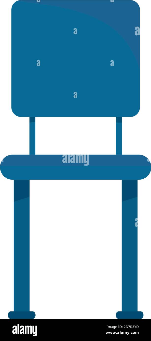 high chair icon over white background, flat style, vector illustration ...