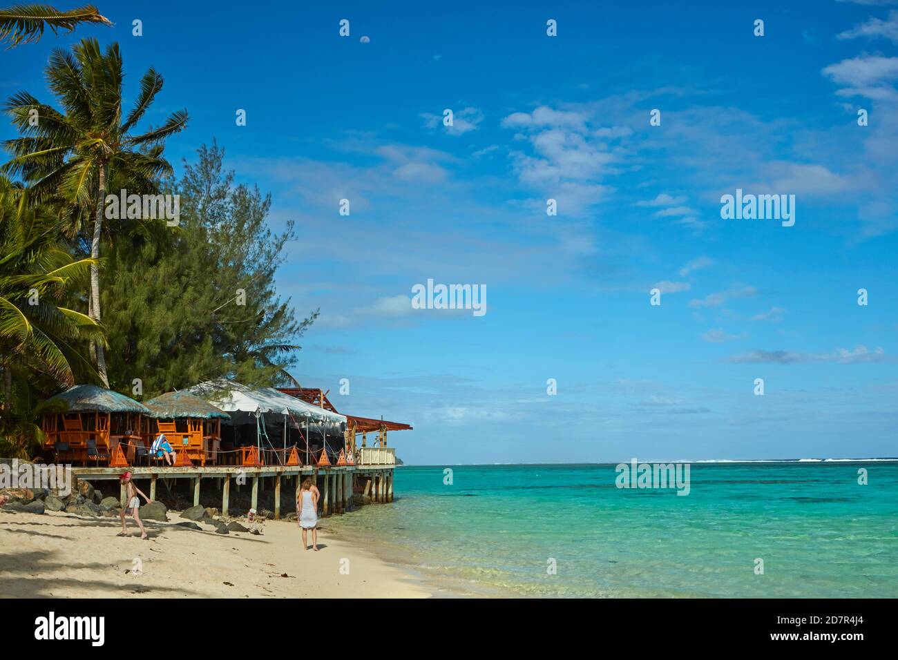 Aroa Beach and The Rarotongan Beach Resort & Spa, Rarotonga, Cook ...