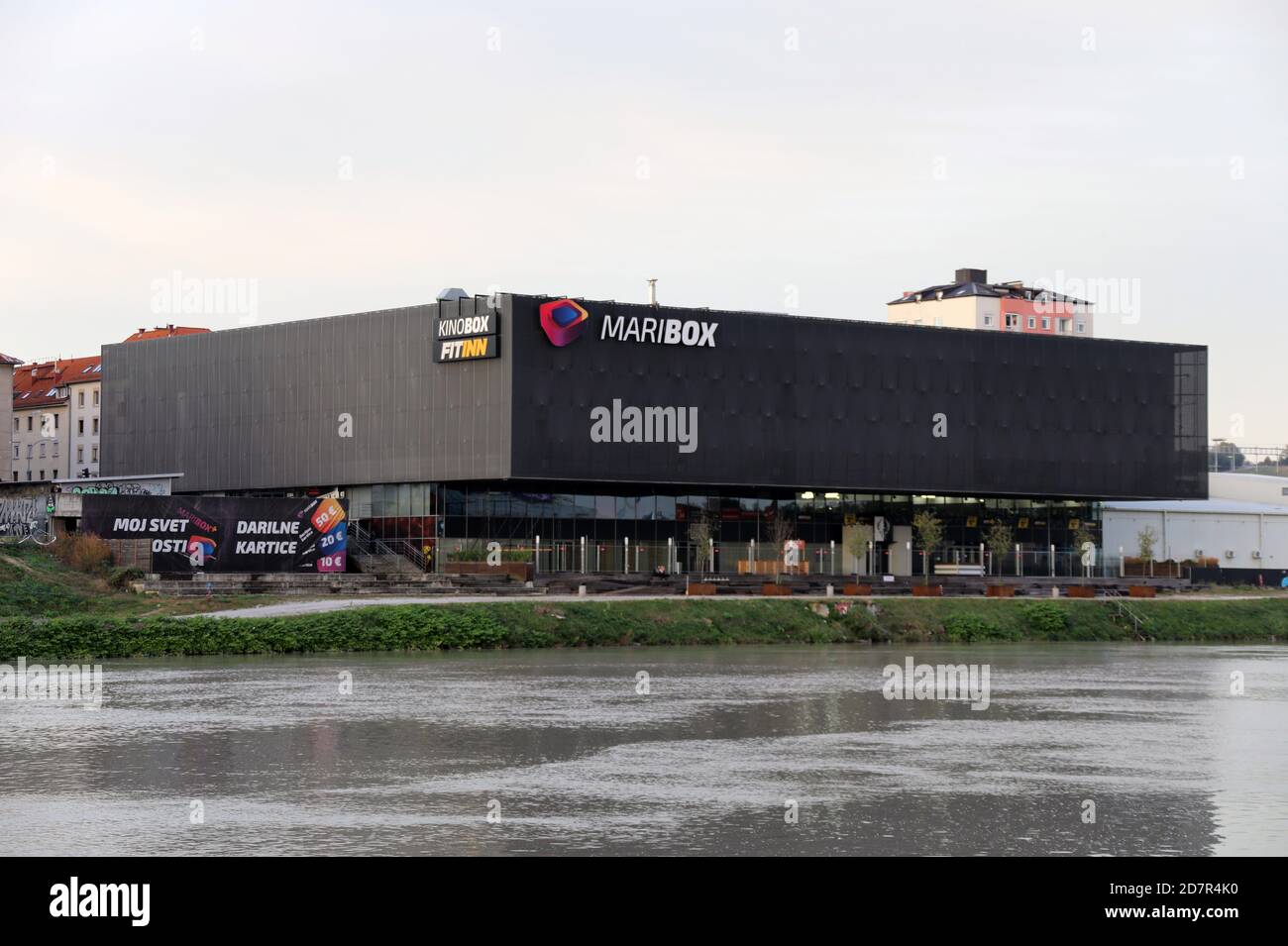 Maribox entertainment centre in Maribor Stock Photo - Alamy