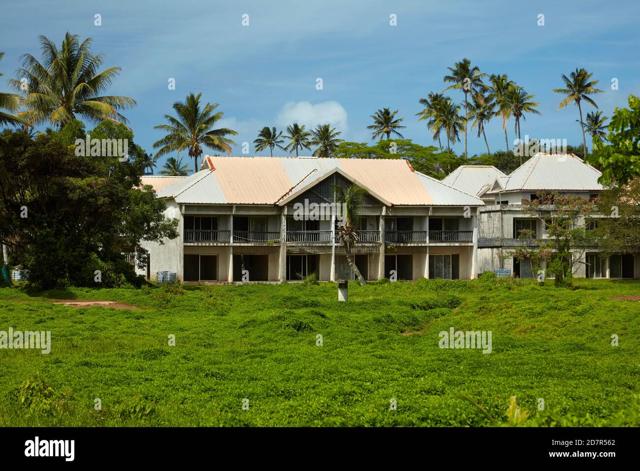Abandoned Sheraton Hotel, Rarotonga, Cook Islands, South Pacific Stock ...