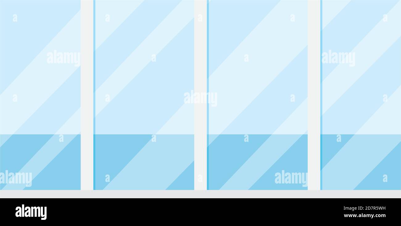clear windows icon over white background, flat style, vector ...