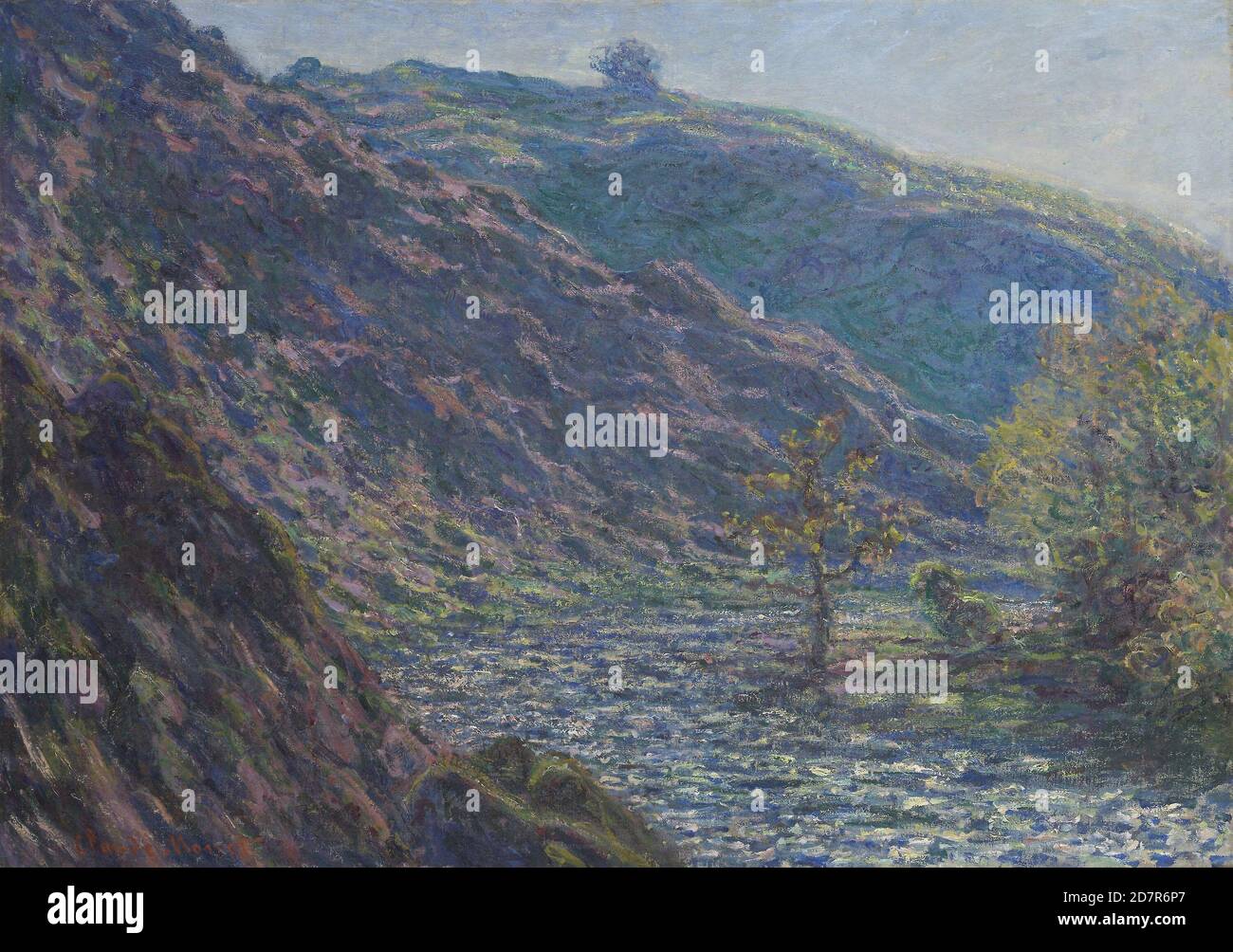 The Petite Creuse River - 1889; Claude Monet; French; 1840-1926 (Oil on ...