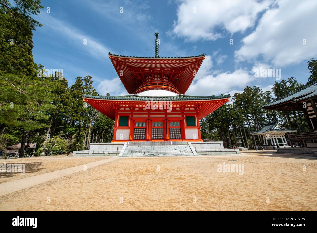 Konpon Daitō – The Great Pagoda of Kōyasan, Japan Stock Photo - Alamy