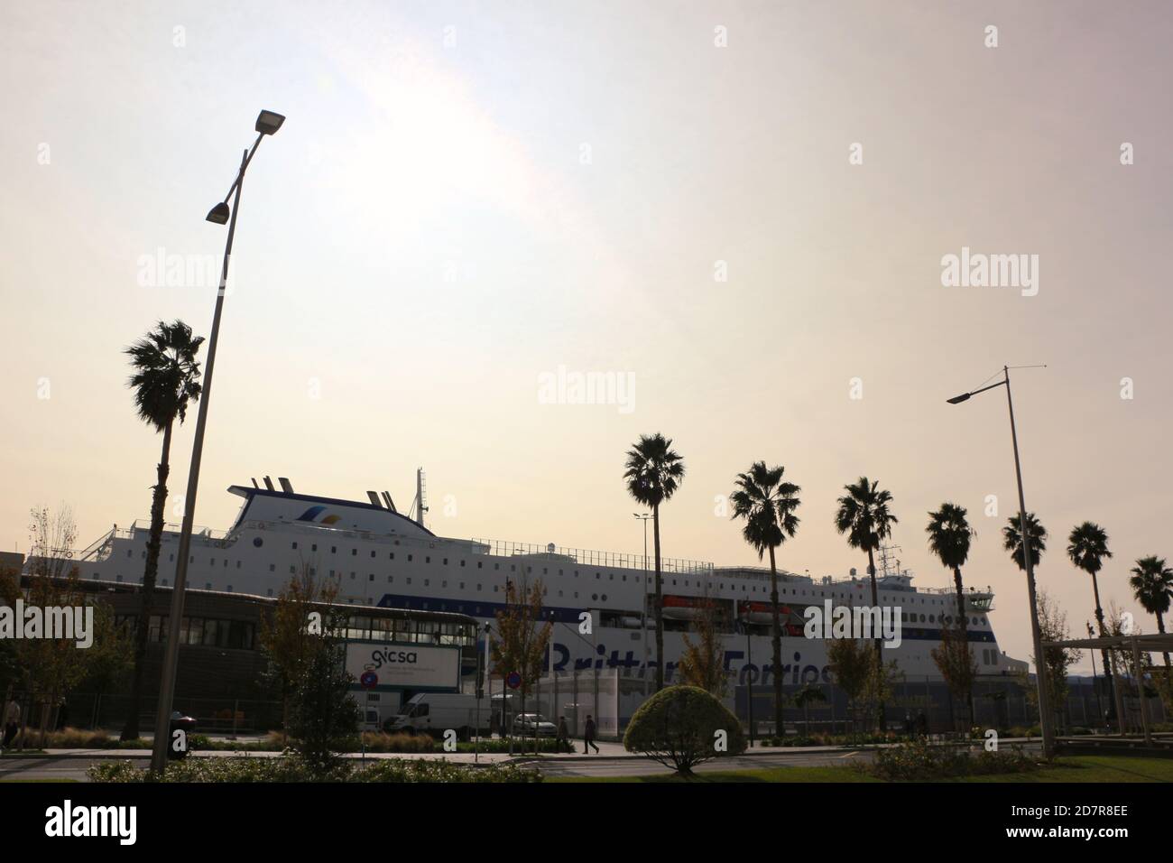 Brittany Ferries new Galicia ferry IMO 9856189 docked in the bay of ...