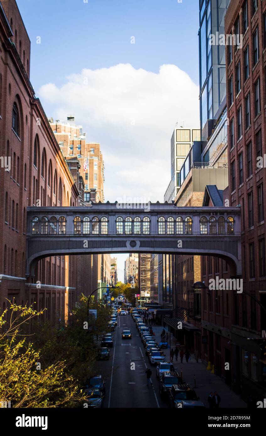 Vertical shot of the beautiful street view in New York City, USA Stock ...