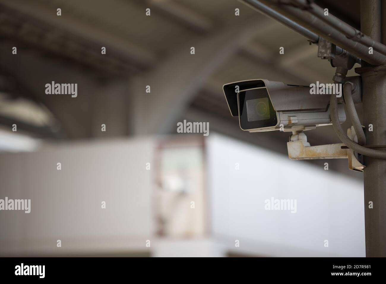 Security IR camera for monitor events in city, operating inside the ...