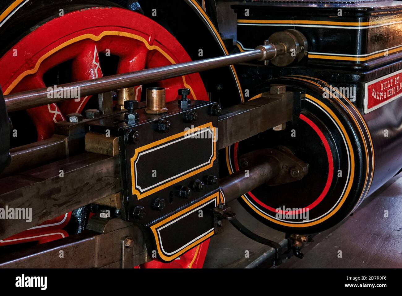 Baltimore & Ohio Railroad No. 600 2-6-0 Mogul steam locomotive on ...