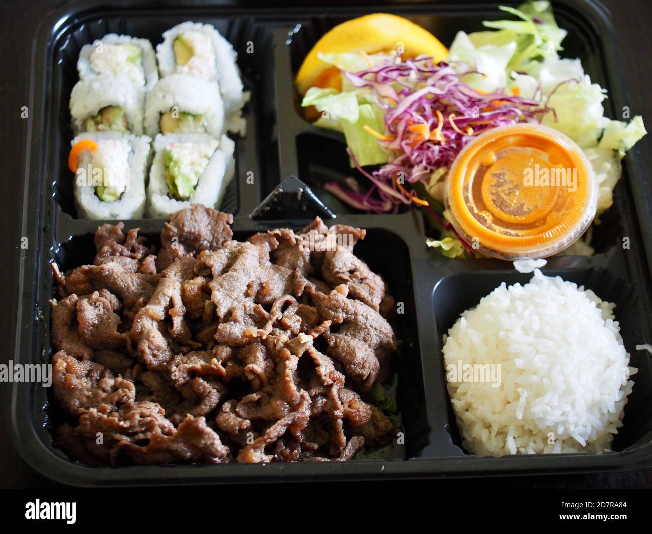 Eating Japanese food at home Stock Photo - Alamy