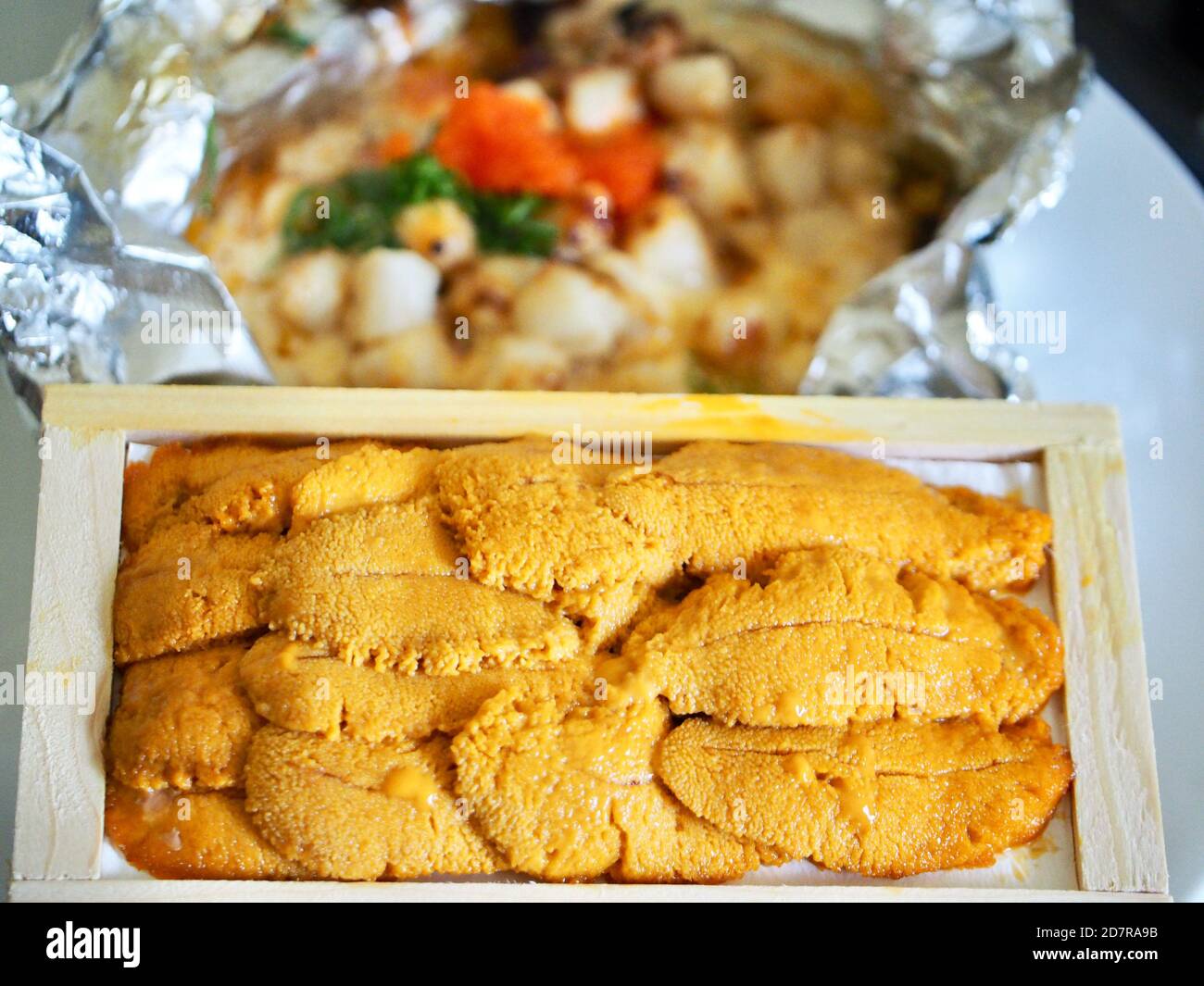 Eating Japanese food at home Stock Photo - Alamy